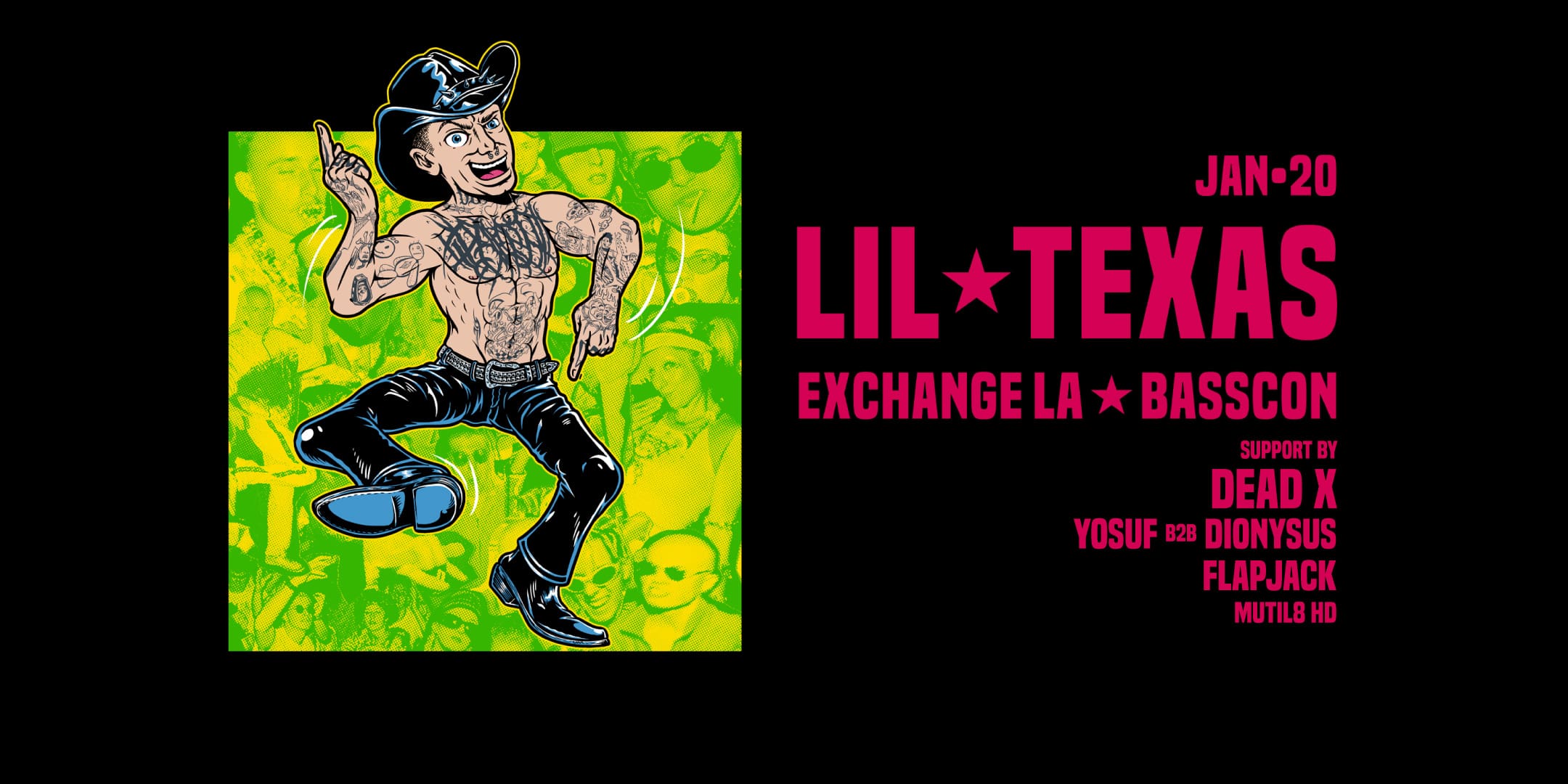 Lil Texas | Exchange LA | Hardstyle DJ Music Concert EDM Show 2023-Jan 20