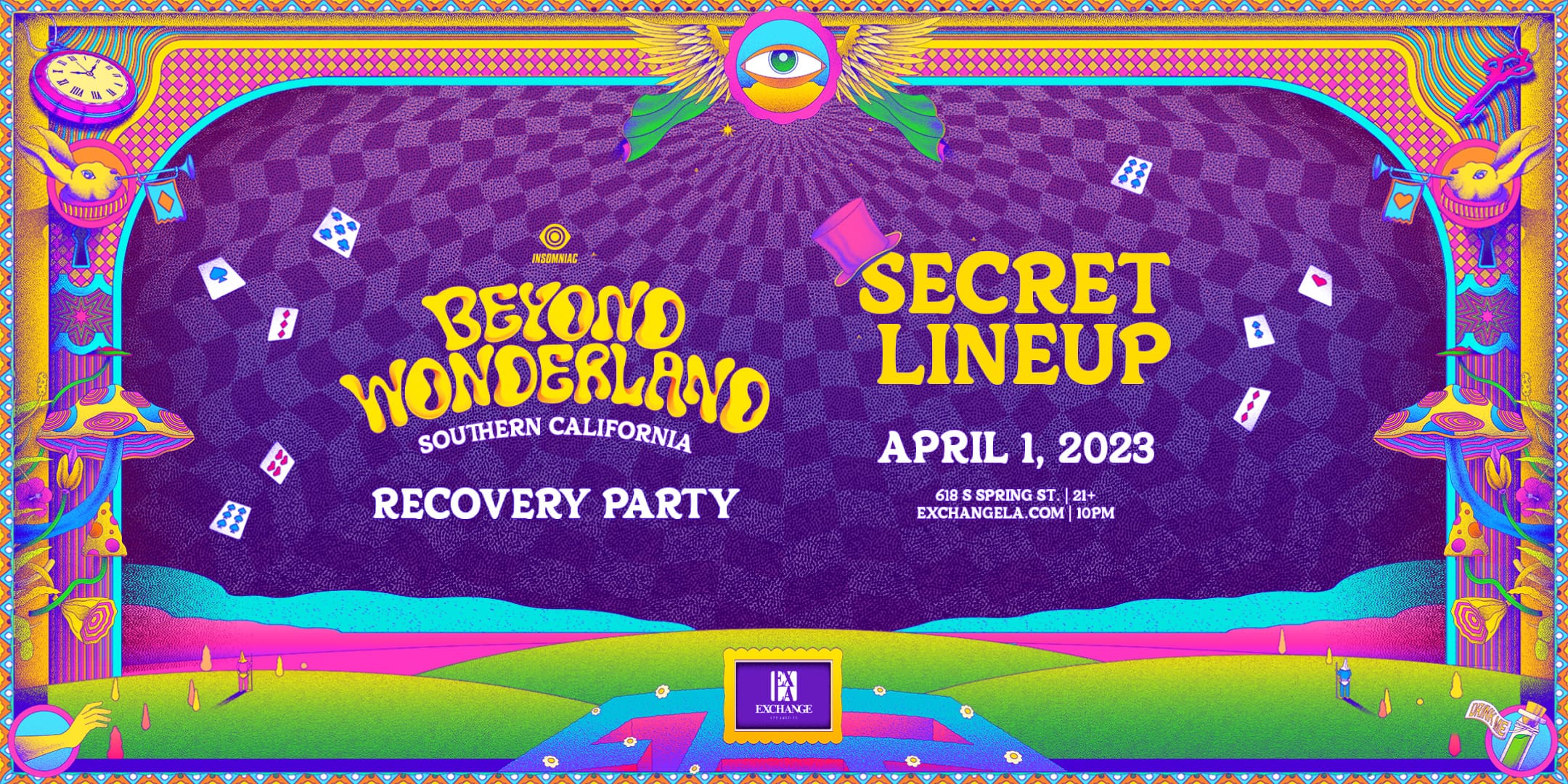 Beyond Wonderland Recovery Party | Exchange LA | EDM DJ Music Concert Show 2023-April 1